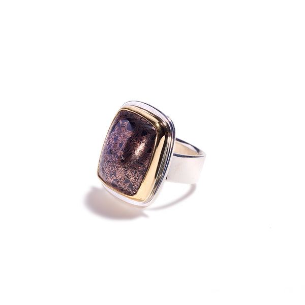 Native Square Cabochon Copper Ring by Carrie Armstrong | _22k _Roots ...