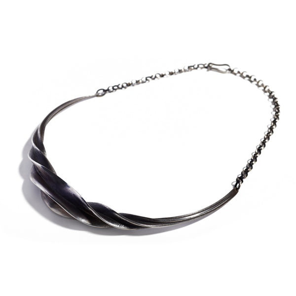 Fire Scaled Spiral Necklace by Tony Buchen | _stainless steel necklace ...