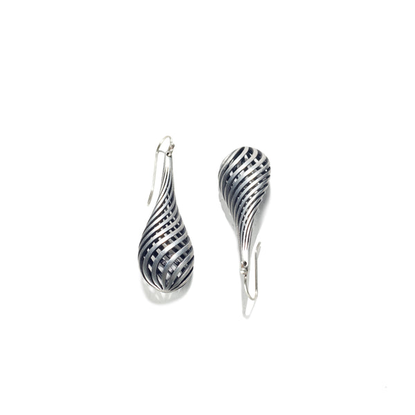 Fire Scaled Swirl Earrings ~ Medium by Tony Buchen | _stainless steel ...