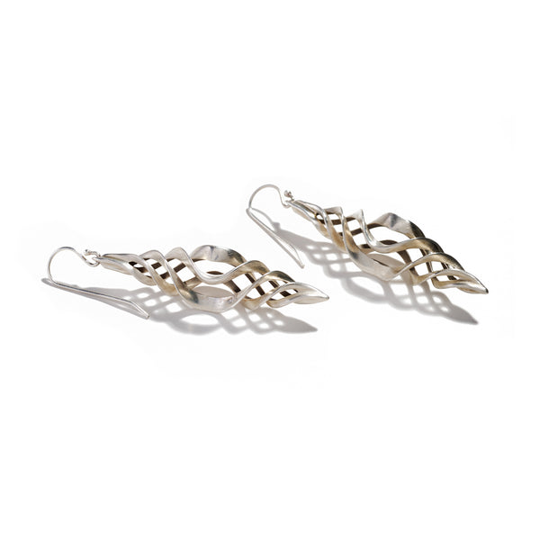Sterling Silver Spiral Earrings by Tony Buchen | earrings sterling ...