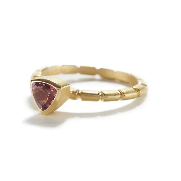 Trillion Sapphire Ring by Barbara Heinrich | _18K _Forged in Ice ...