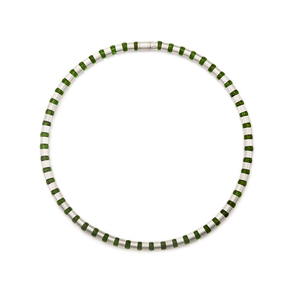 Cleopatra Sterling Silver Collier~6mm Peridot by Erich Zimmermann ...