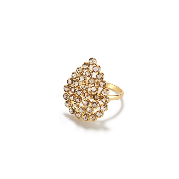 Sliced Diamond Ring by JS Noor | _18K _insale _Tucson Discoveries ...