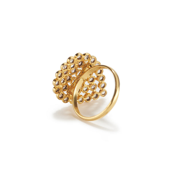 Sliced Diamond Ring by JS Noor | _18K _insale _Tucson Discoveries ...