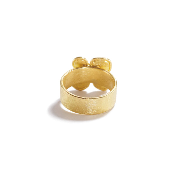 Flower Pattern Diamond Ring by Petra Class | _18K _22k _insale Diamond ...
