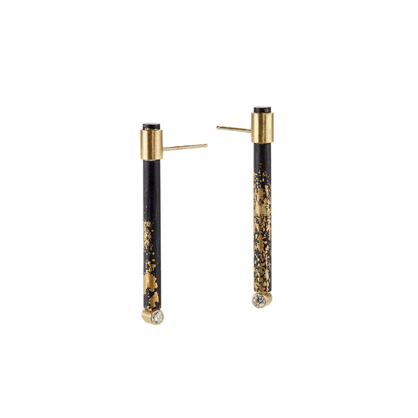 Small Diamond Sticks by Pat Flynn | _18K _22k _Contemporary Estate ...